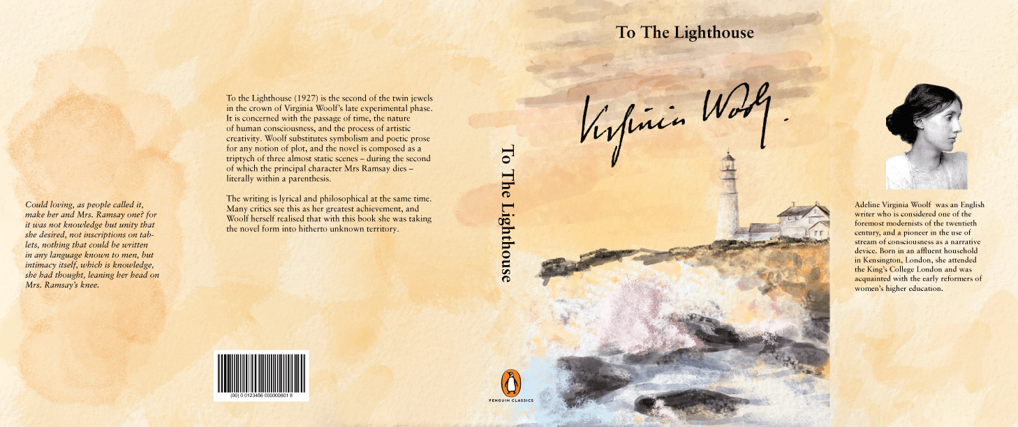Virginia Woolf Book Cover Design - Fina Garcia Designs